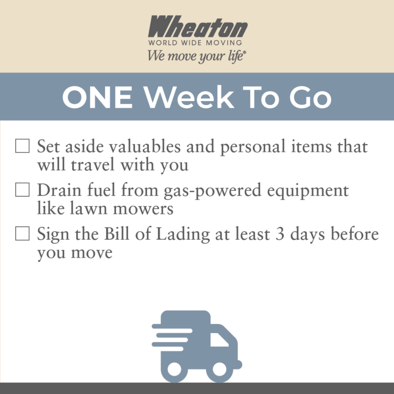 The Ultimate Moving Checklist: Prepare for Your Move | Wheaton