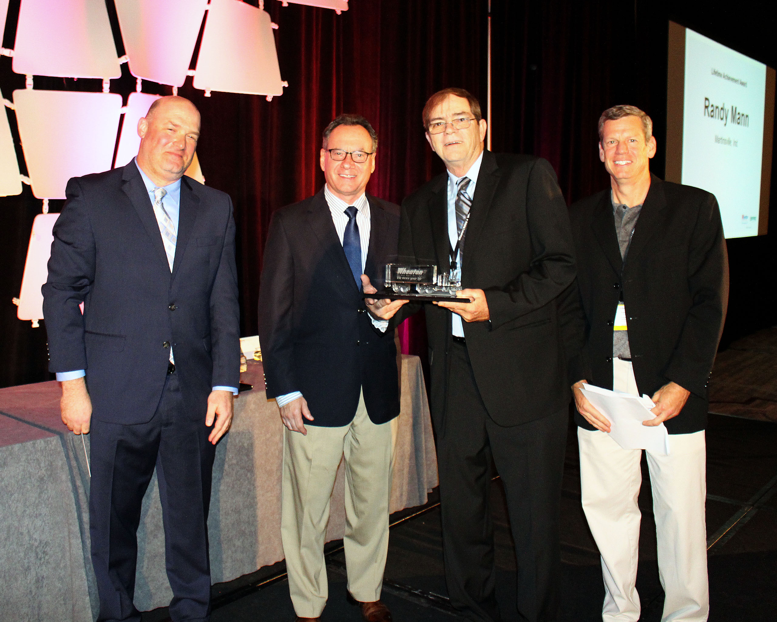 Mann awarded the Wheaton | Bekins Lifetime Achievement Award | Wheaton